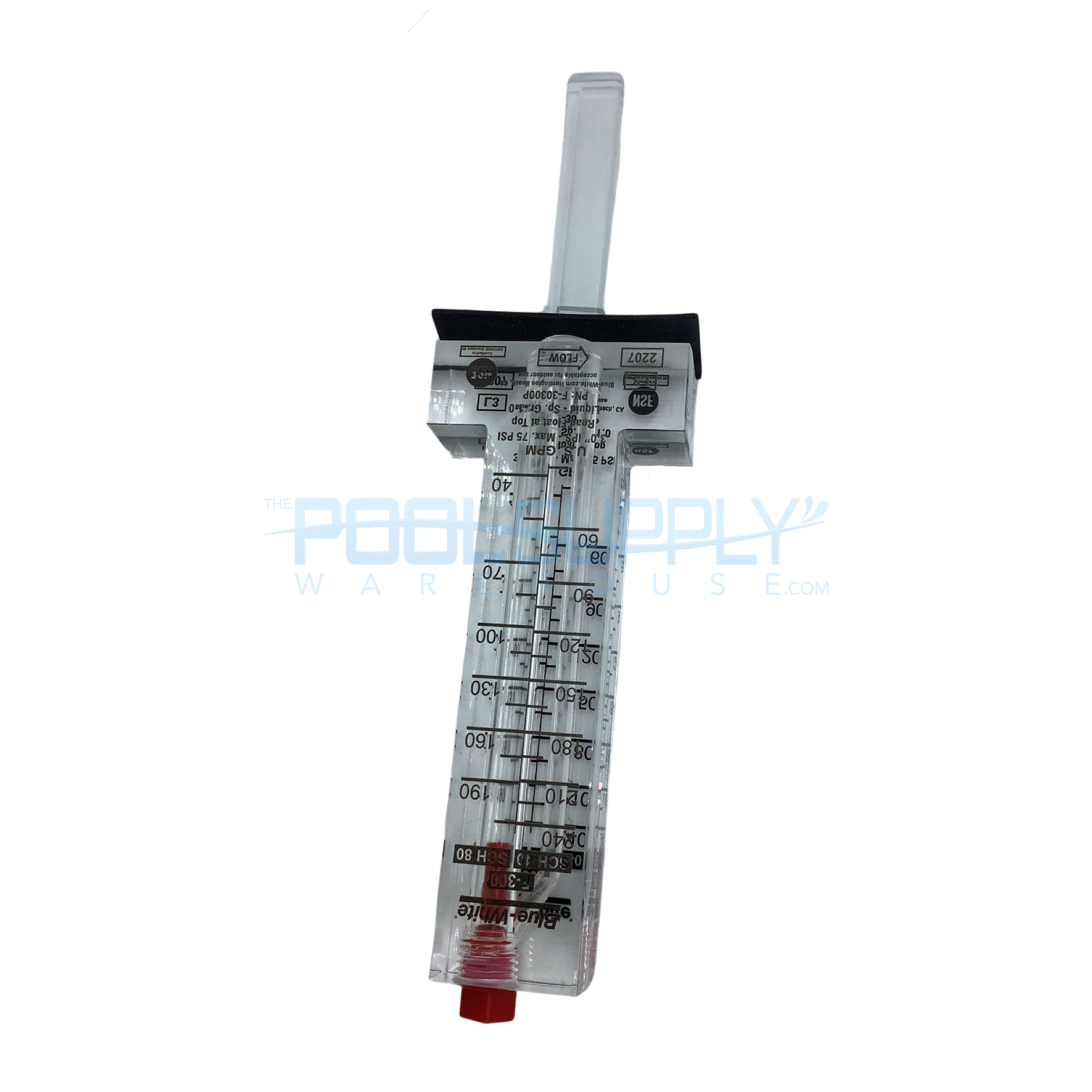 Blue White 3" Horizontal Flow Pipe Flowmeter - F-30300P
