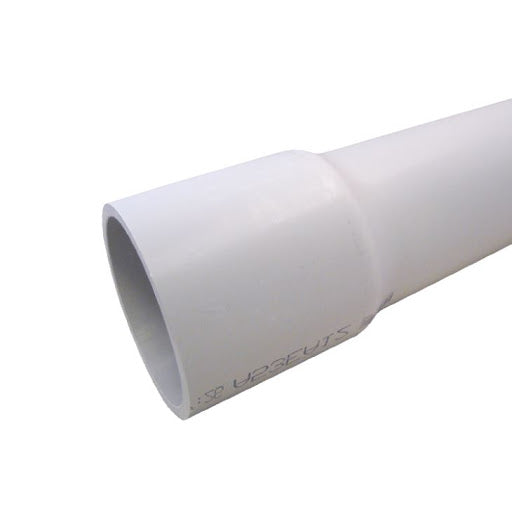 Lasco 2X20 Bell End 2"x20' SCH40 PVC Pipe (AAA-56-4166) - 47645