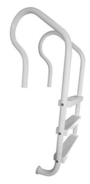 Saftron Gray 3-Step Elite Ladder with High Impact Polymer Tread - P-42