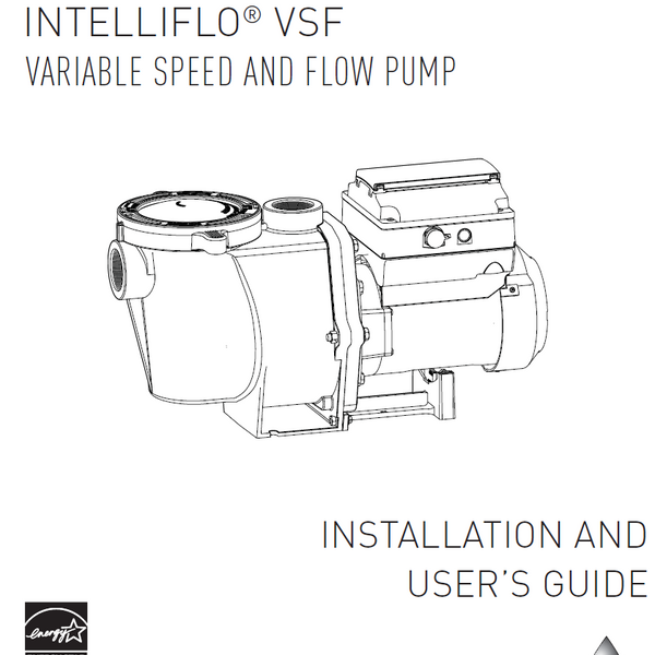 Pentair IntelliFlo VSF Variable Speed Flow Pool Pump-01105
