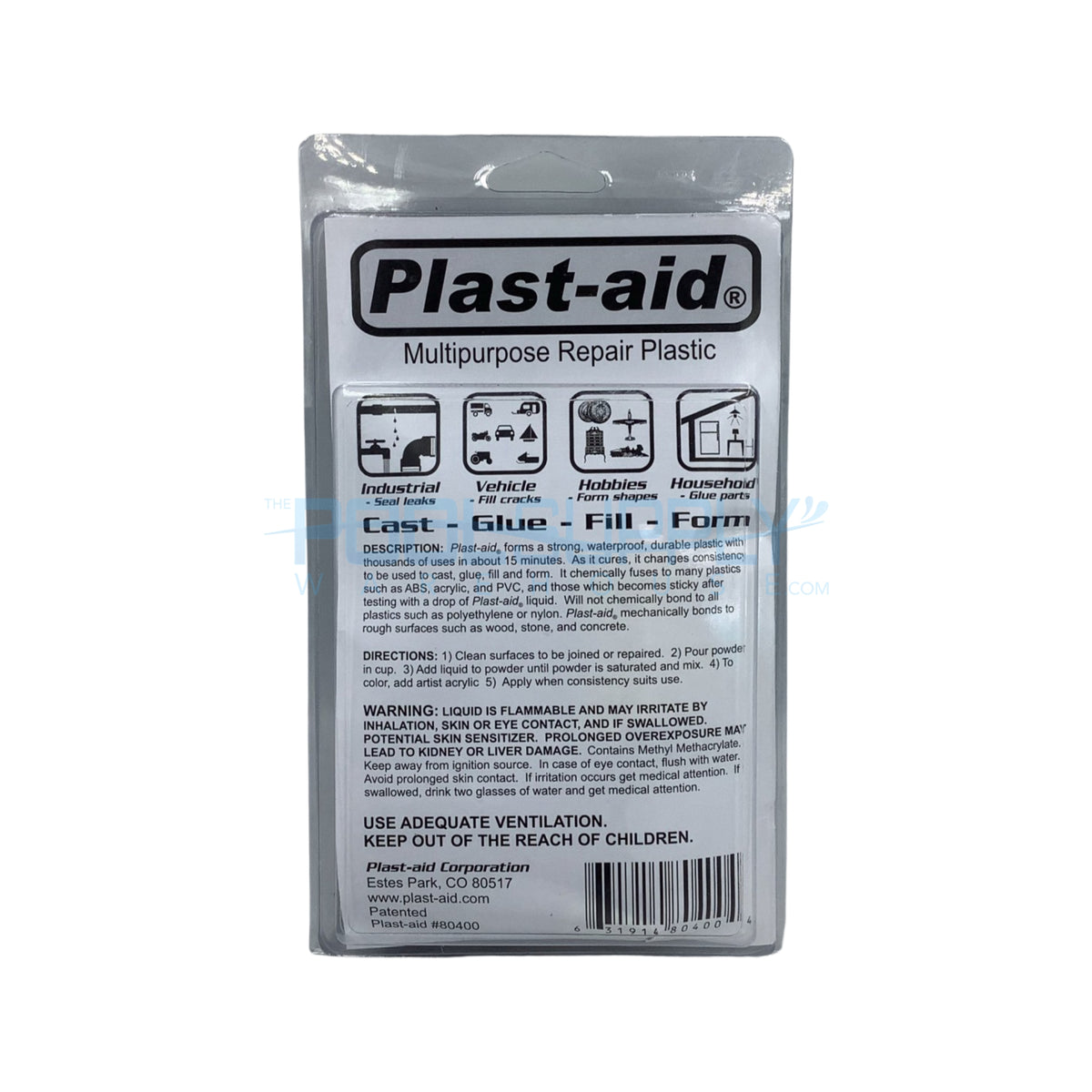 Plast-Aid Multipurpose Repair Plastic Kit - 6 oz - PLA-6