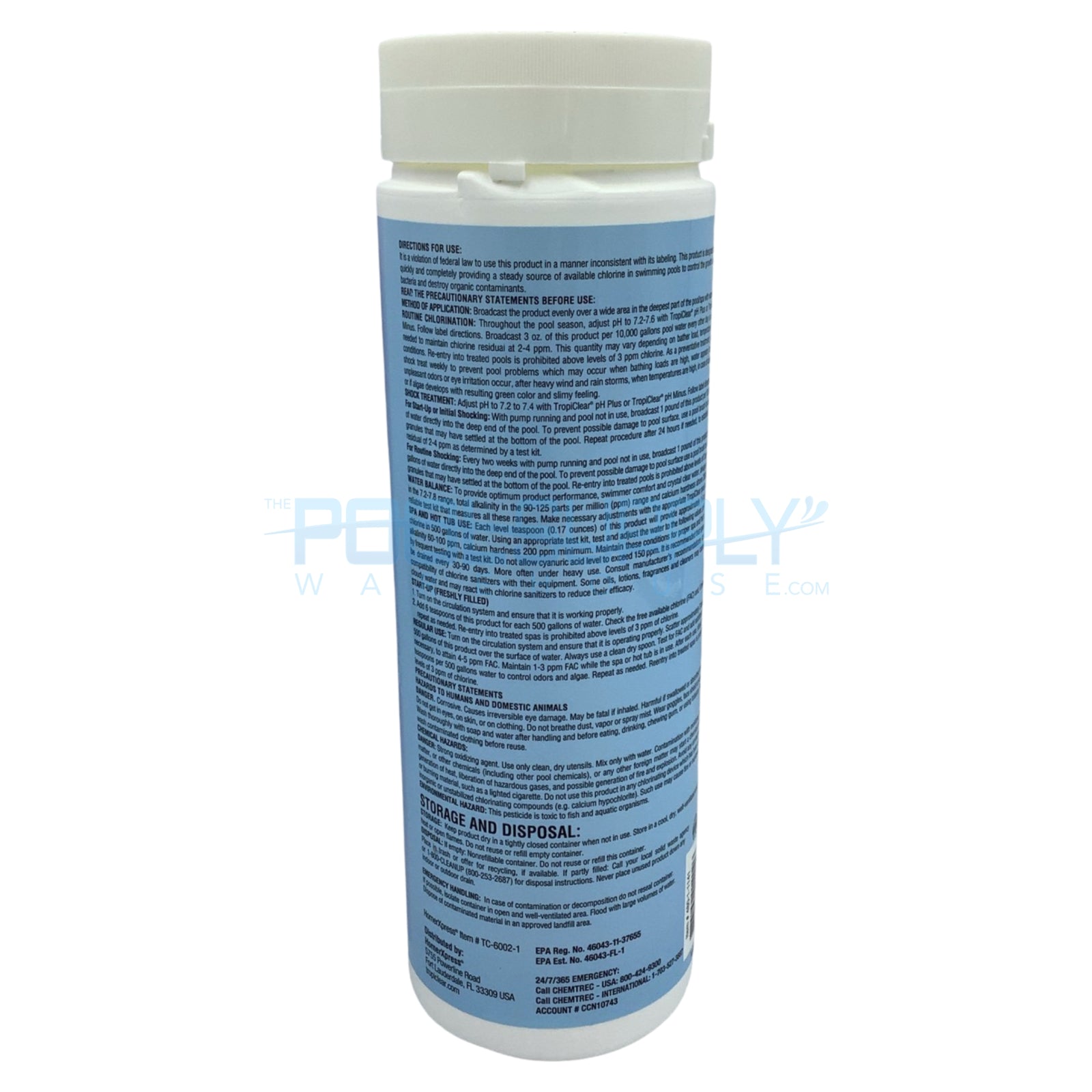 TropiClear Granular Dichlor - 2 Lb - TC-6002-1